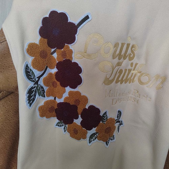 Louis Vuitton | Jackets & Coats | Louis Vuitton Embroidered Varsity ...